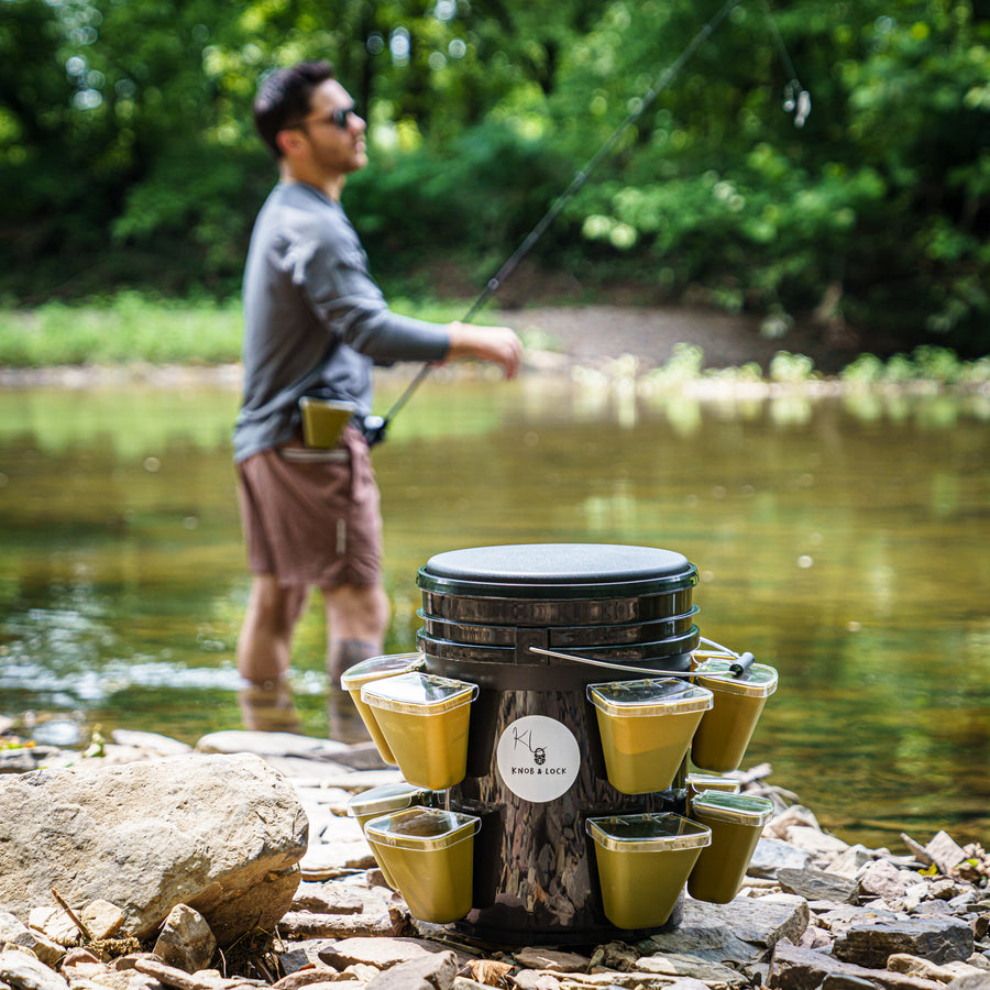 Tackle-Bucket: All-In-One Fishing System – Knob and Lock