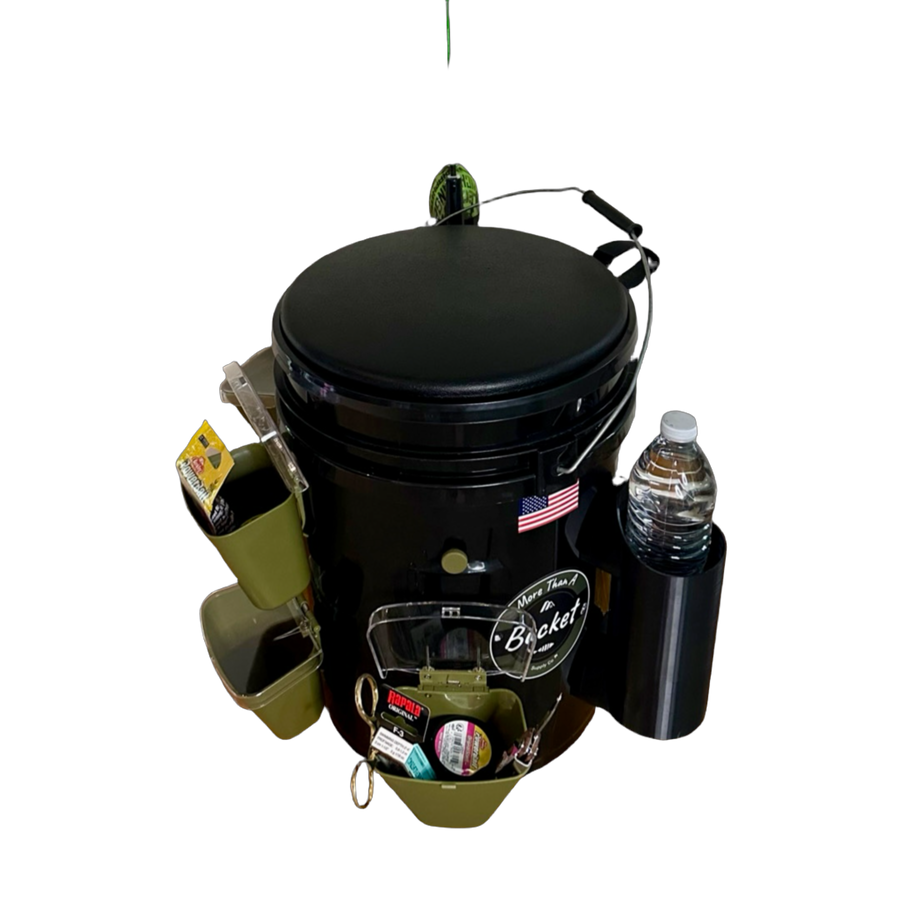 2.0 Tackle-Bucket: Ultimate Fishing Bundle – Knob and Lock