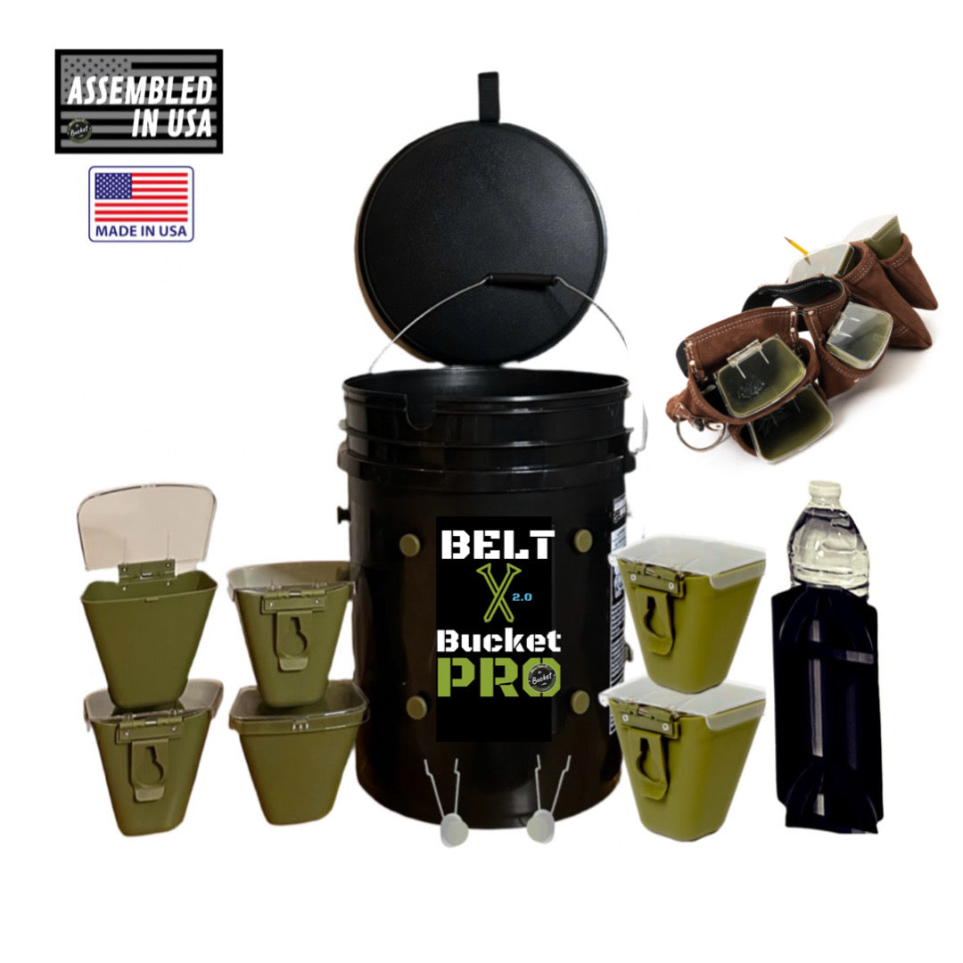 Belt-Bucket Pro: Contractor Bundle – Knob and Lock