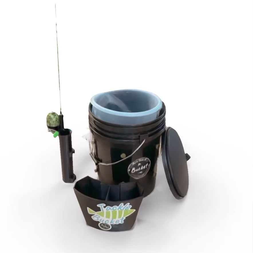 2.0 Tackle-Bucket: Ultimate Fishing Bundle – Knob and Lock
